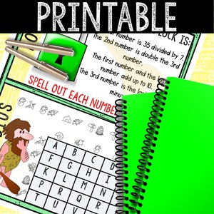 Escape Room for Kids - DIY Printable Game – Stone Age Escape Room Kit ...