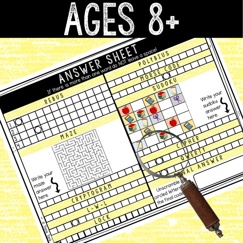 Escape Room for Kids - Printable Party Game – Chaotic Classroom Escape ...
