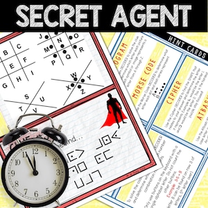 Murder Mystery Game for Kids – Spy Party – Ticket Taker – Secret Agent ...