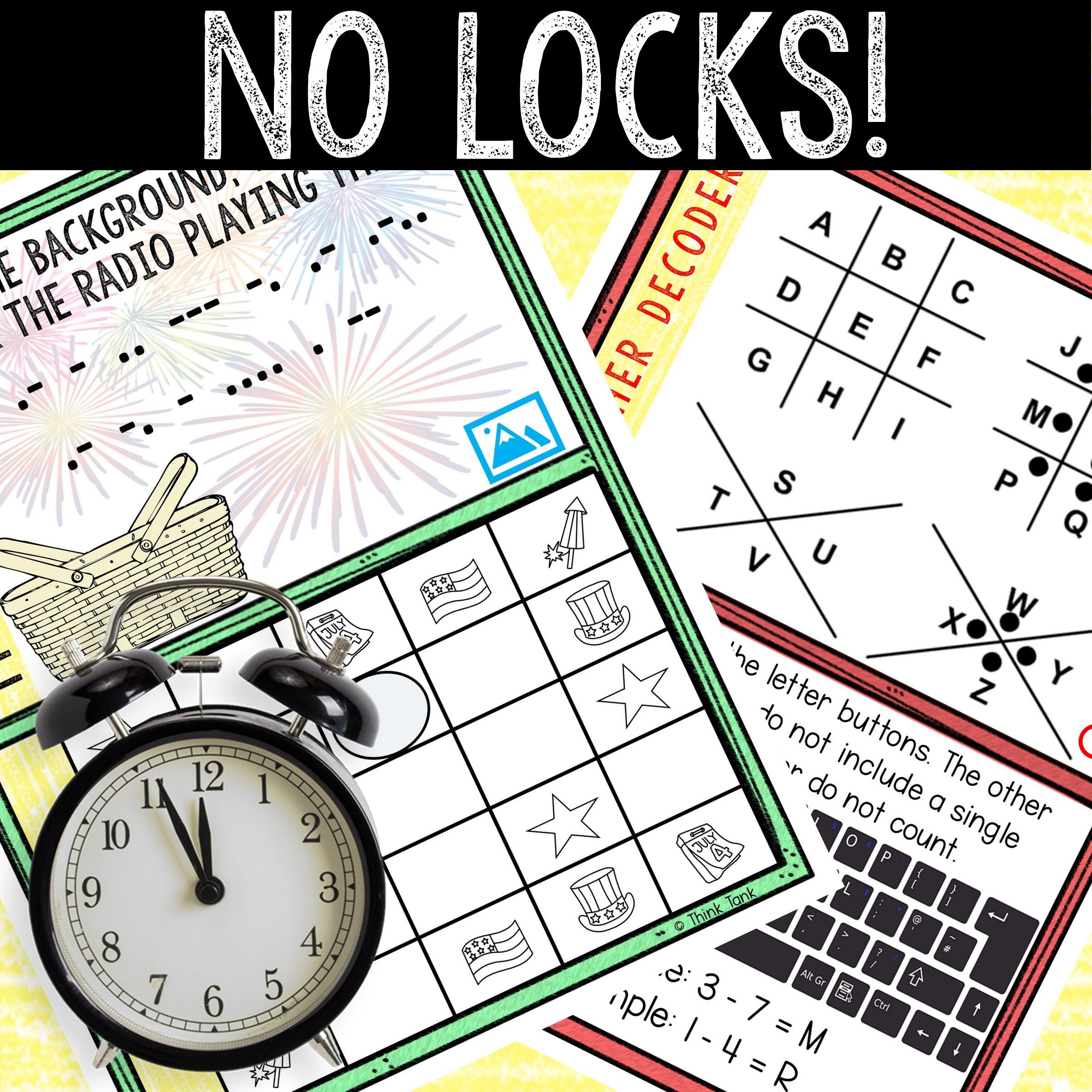 Escape Room for Kids - Printable Party Game – 4th of July Escape Room ...