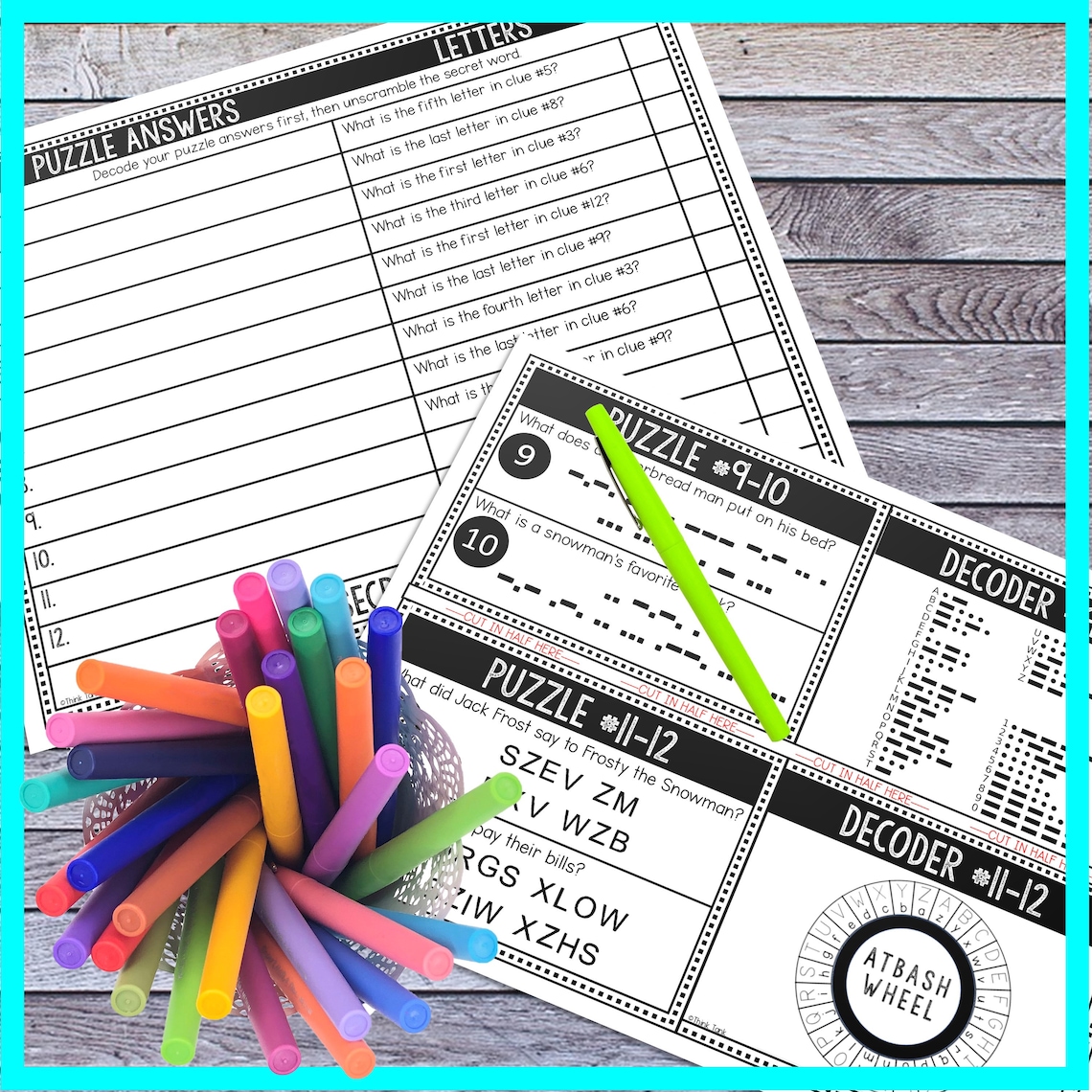 Winter Riddles Game Scavenger Hunt for Kids Escape Room - Etsy