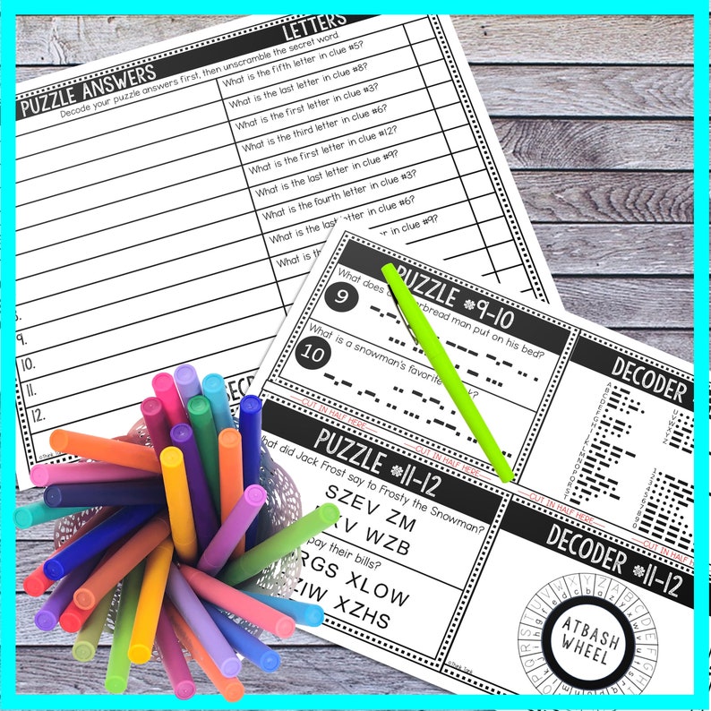 Winter Riddles Game Scavenger Hunt for Kids Escape Room - Etsy