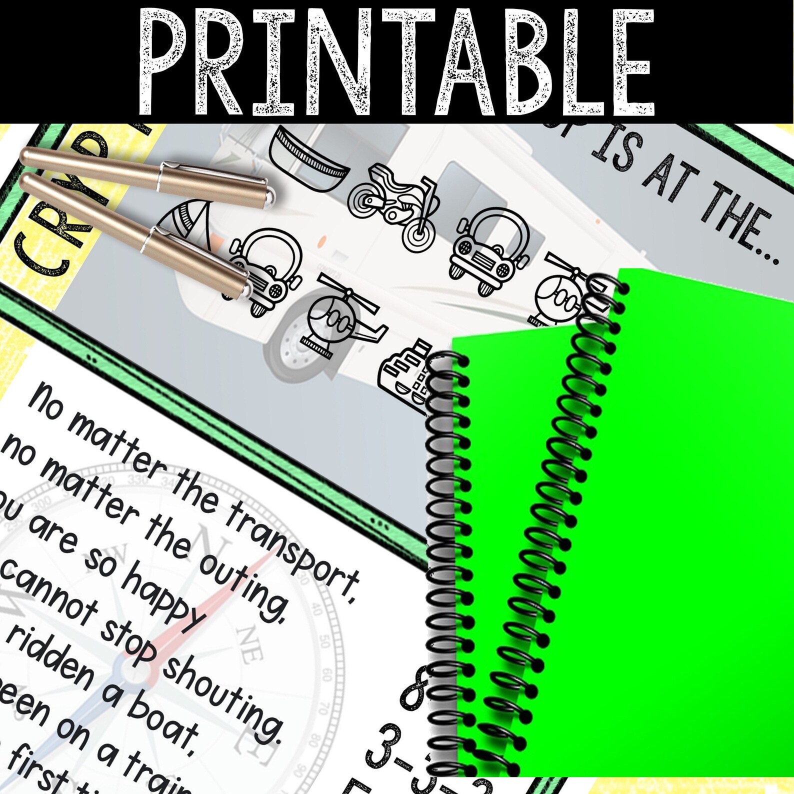 Escape Room for Kids DIY Printable Game Unknown Trip - Etsy