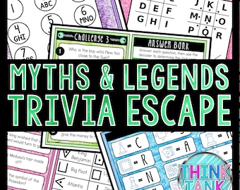 Bible Trivia Game Escape Room for Kids Printable Party - Etsy