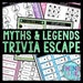 Myths & Legends Trivia Game Escape Room for Kids Printable - Etsy