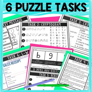 Winter Break Escape Room Code for Kids - Printable Party Game ...