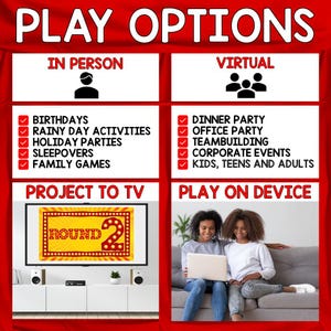 Virtual Trivia Game, Halloween, Digital Quiz Game, Powerpoint, Family ...