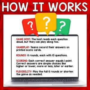 Virtual Trivia Game, Halloween, Digital Quiz Game, Powerpoint, Family ...