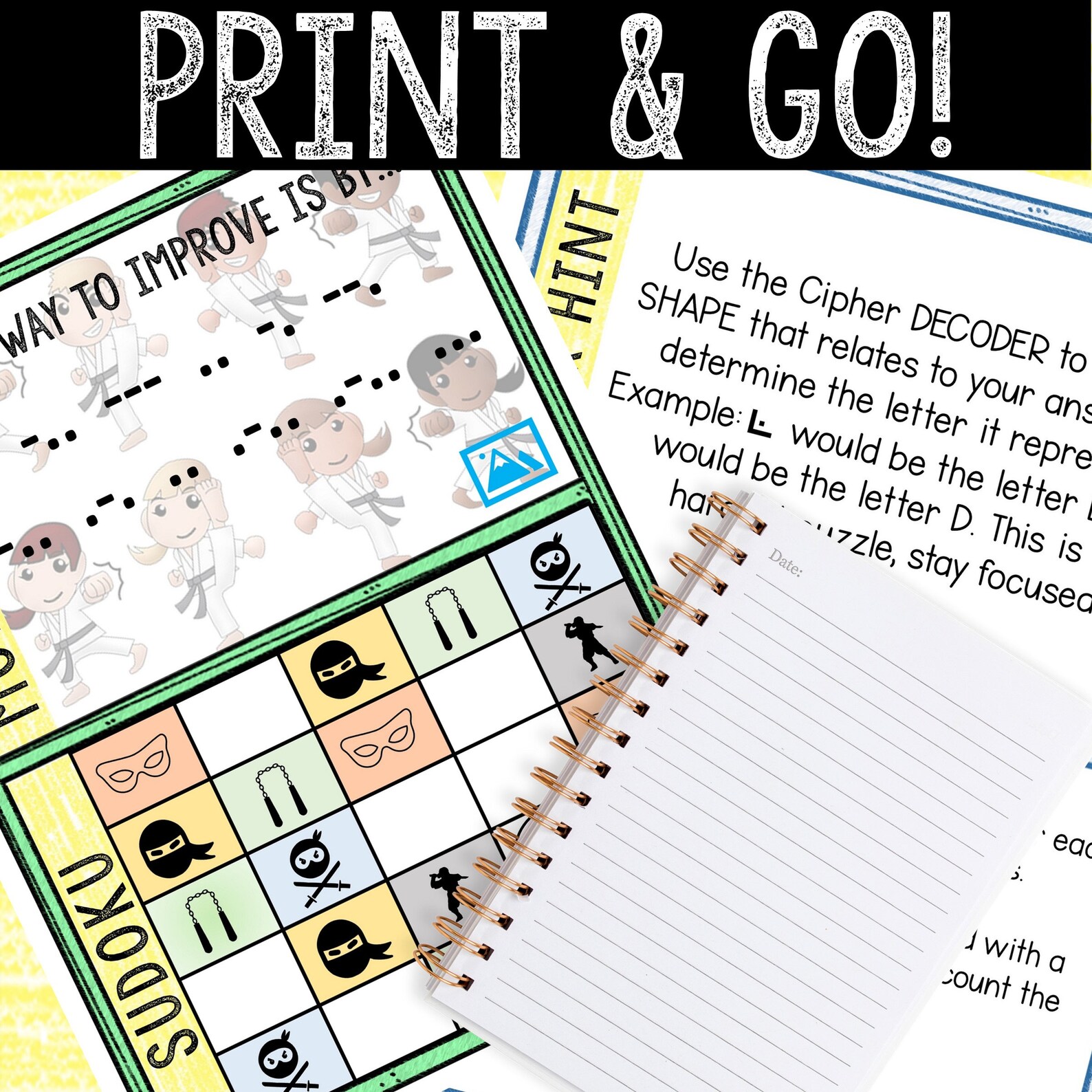 Escape Room for Kids - Printable Party Game – Karate Strike Escape Room ...