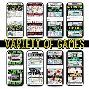 Escape Room for Kids - Printable Party Game – Baseball Escape Room Kit ...