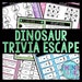 Dinosaur Trivia Game - Escape Room for Kids - Printable Party Game ...