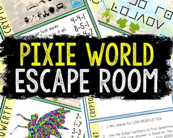 Escape Room for Kids DIY Printable Game Candy Catastrophe Escape Room ...