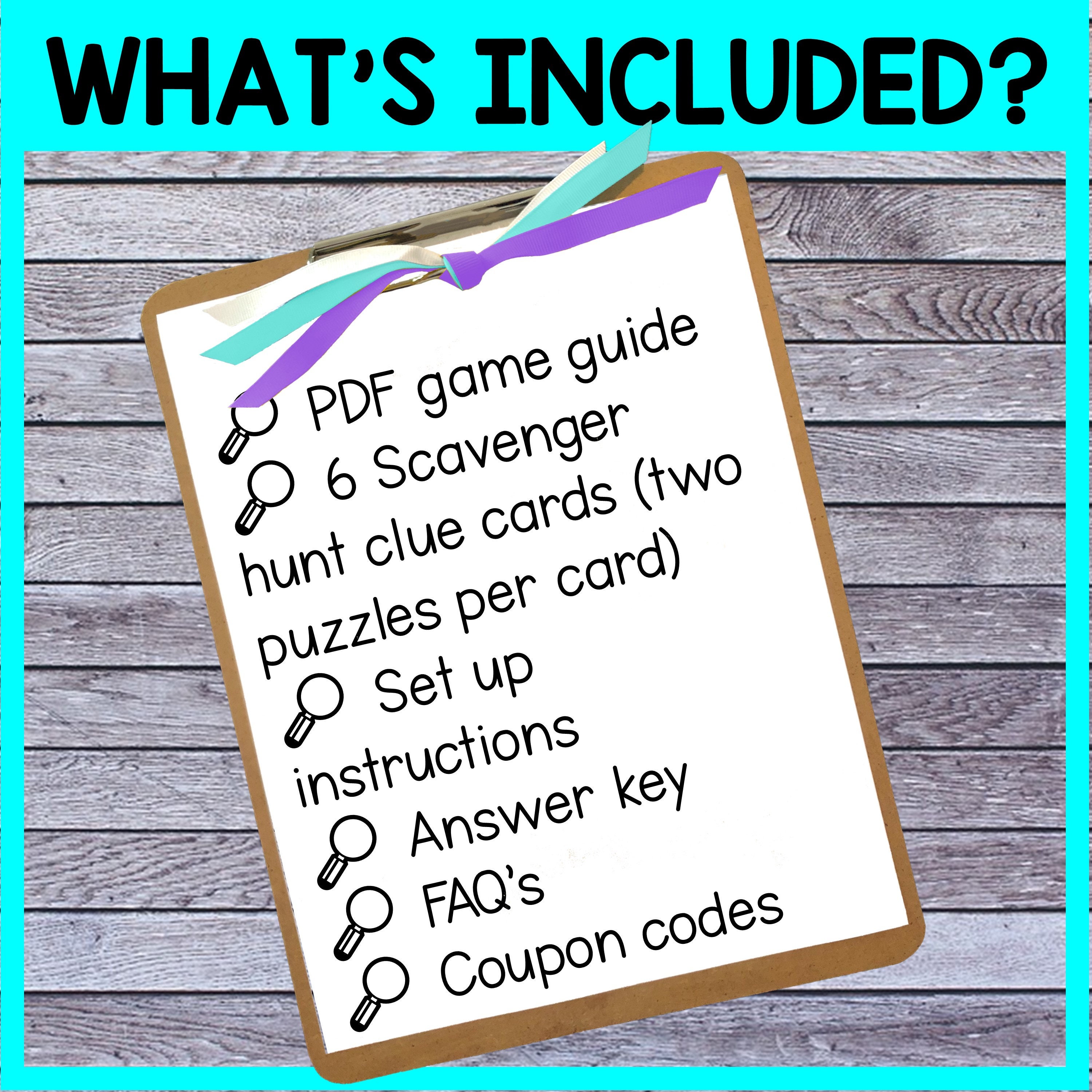 Christmas Songs Scavenger Hunt for Kids Escape Room Puzzle - Etsy