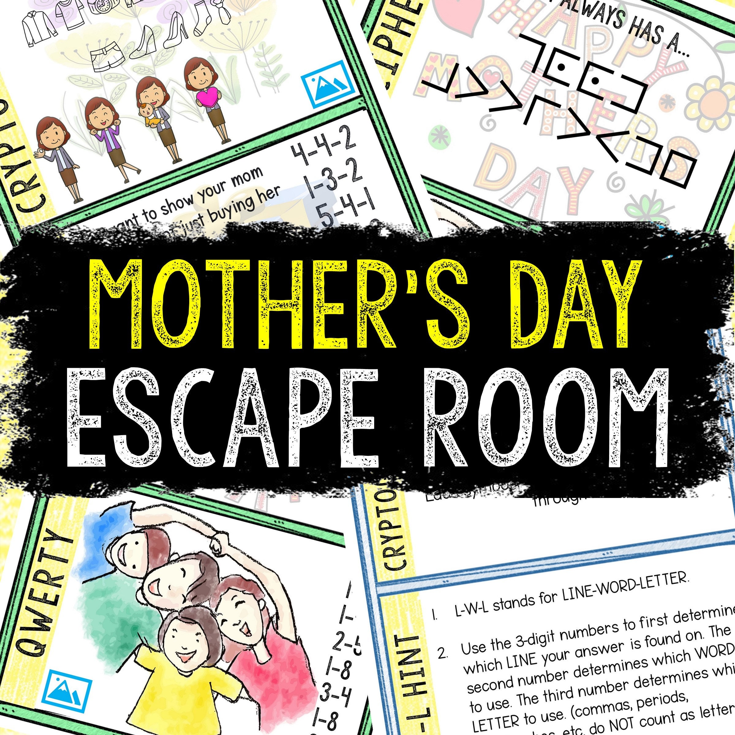 Escape Room For Kids Printable Party Game Mother s Day Etsy escape-room-for-kids-printable-party-game-mother-s-day-etsy