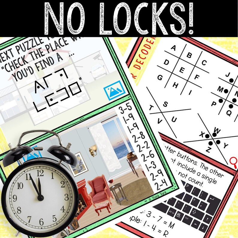 Escape Room for Kids Printable Party Game Summer Prank - Etsy