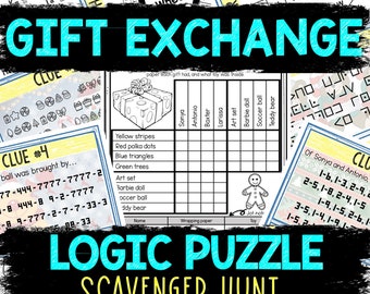 Halloween Logic Puzzle Scavenger Hunt Game for Kids Party | Etsy
