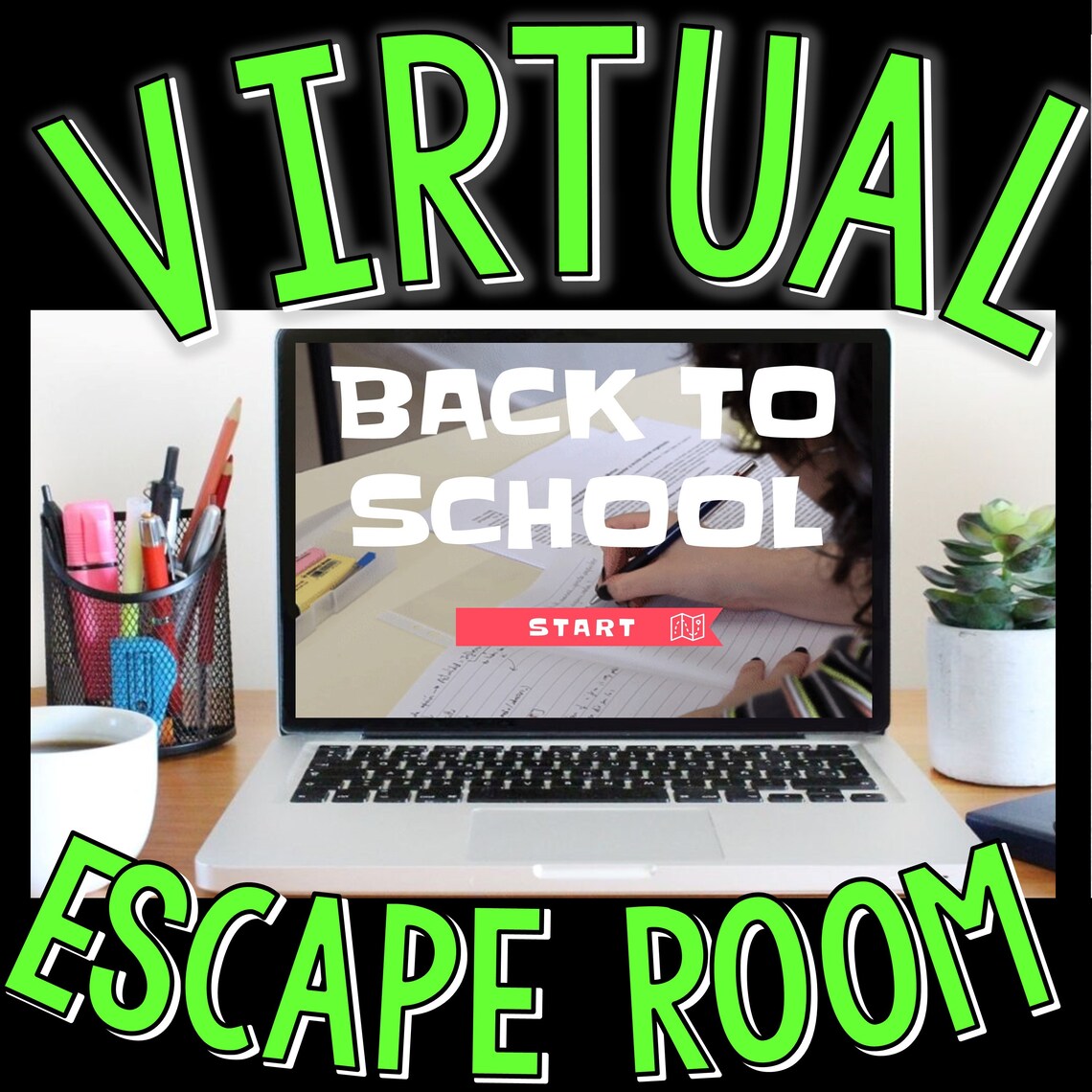 Back to School Virtual Escape Room for Kids Digital Escape - Etsy