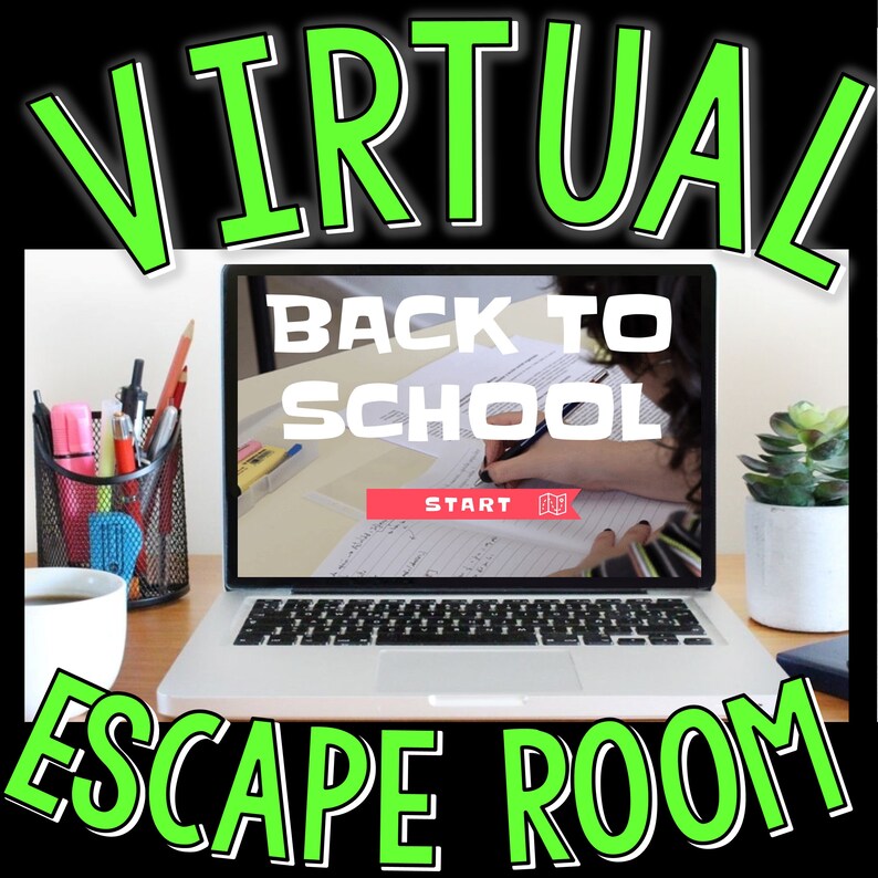 Back to School Virtual Escape Room for Kids Digital Escape - Etsy