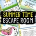 Escape Room for Kids DIY Printable Game Summer Time Escape - Etsy