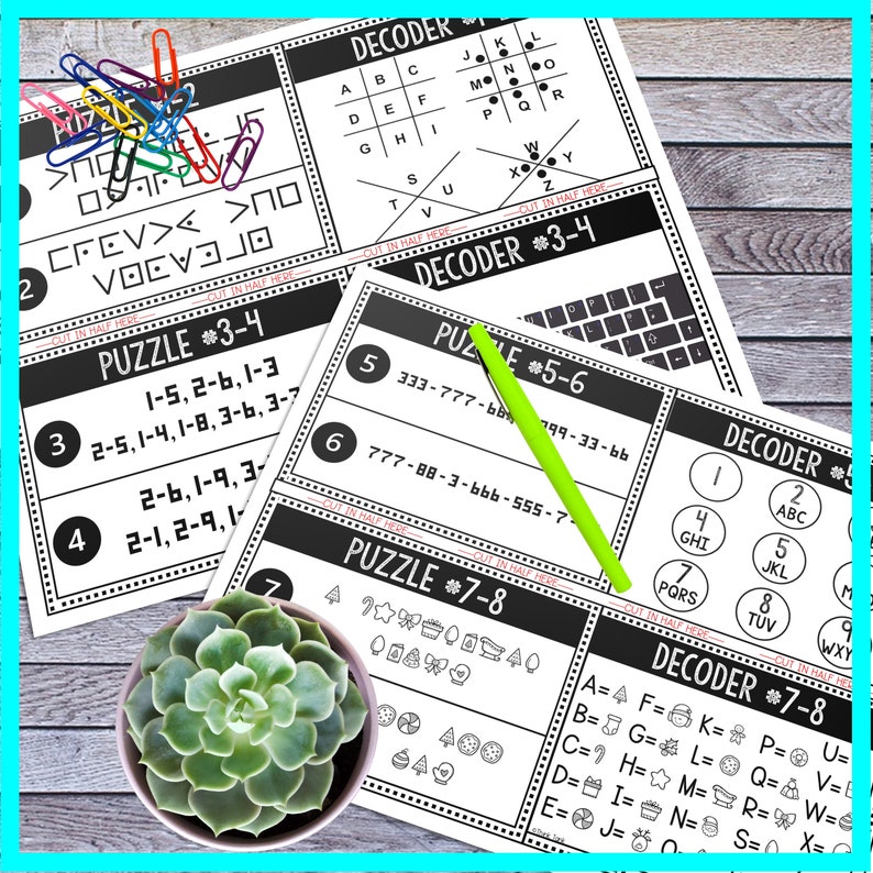 Christmas Movies Scavenger Hunt for Kids Escape Room Puzzle | Etsy