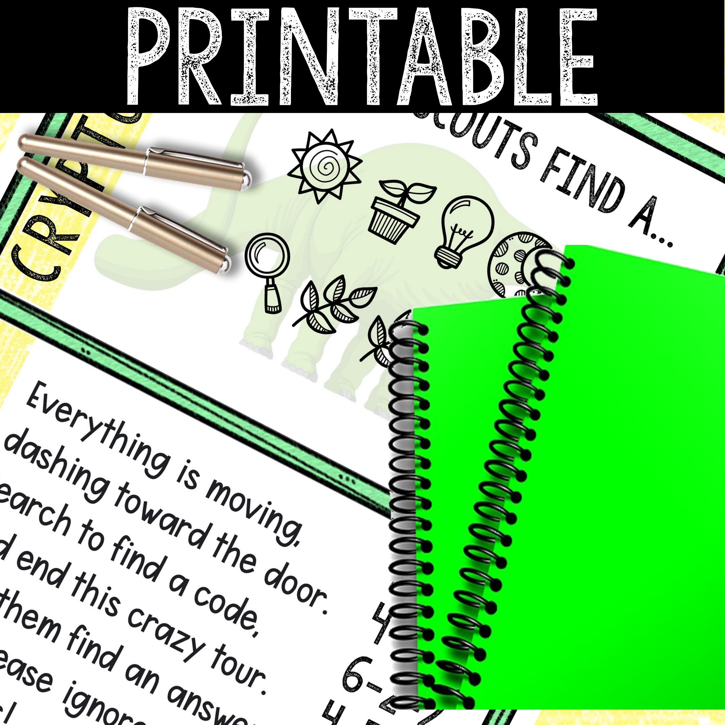 Escape Room for Kids DIY Printable Game Midnight Museum - Etsy