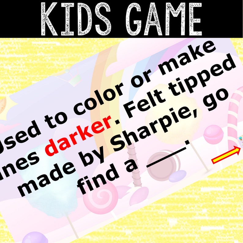 Dessert Theme Virtual Scavenger Hunt for Kids Digital Party - Etsy