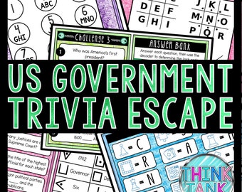 Colors Trivia Game Escape Room for Kids Printable Party - Etsy