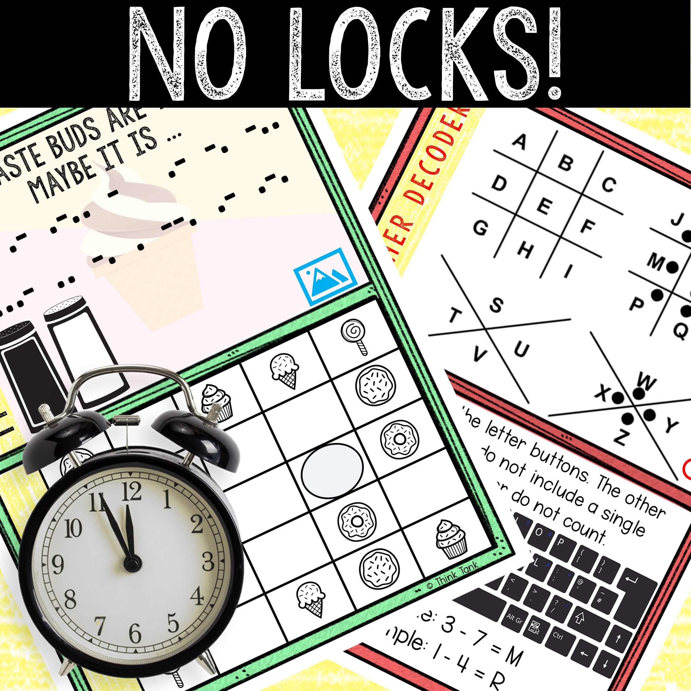 Escape Room for Kids DIY Printable Game Ice Cream Escape - Etsy