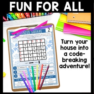 Winter Escape Room for Kids, Printable Party Game, Cipher Puzzles ...