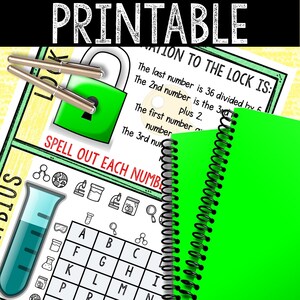 Escape Room for Kids - Printable Party Game – Virus Antidote Escape ...