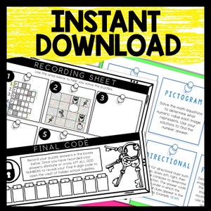 Back to School Escape Room for Kids - Printable Party Game - Kids ...