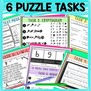 Birthday Present Escape Room Code for Kids - Printable Party Game ...