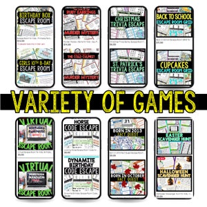 Holiday Escape Room for Kids - Printable Party Game –mardi Gras Escape ...