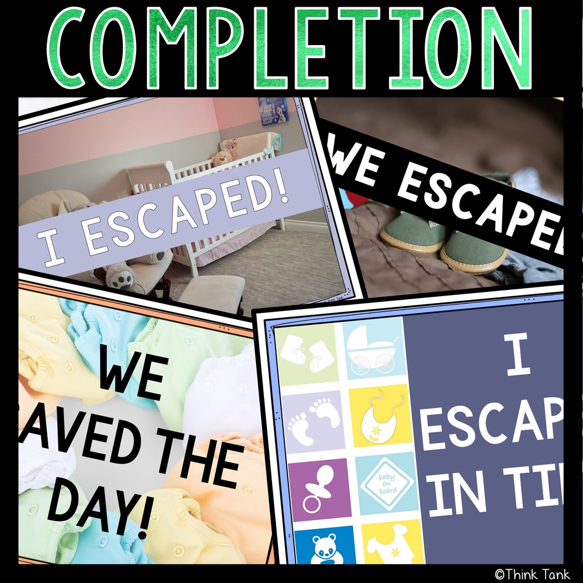 Baby Shower Trivia Game, Pregnancy Game, Escape Room, Printable Party ...