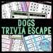 Dogs Trivia Game - Escape Room for Kids - Printable Party Game ...