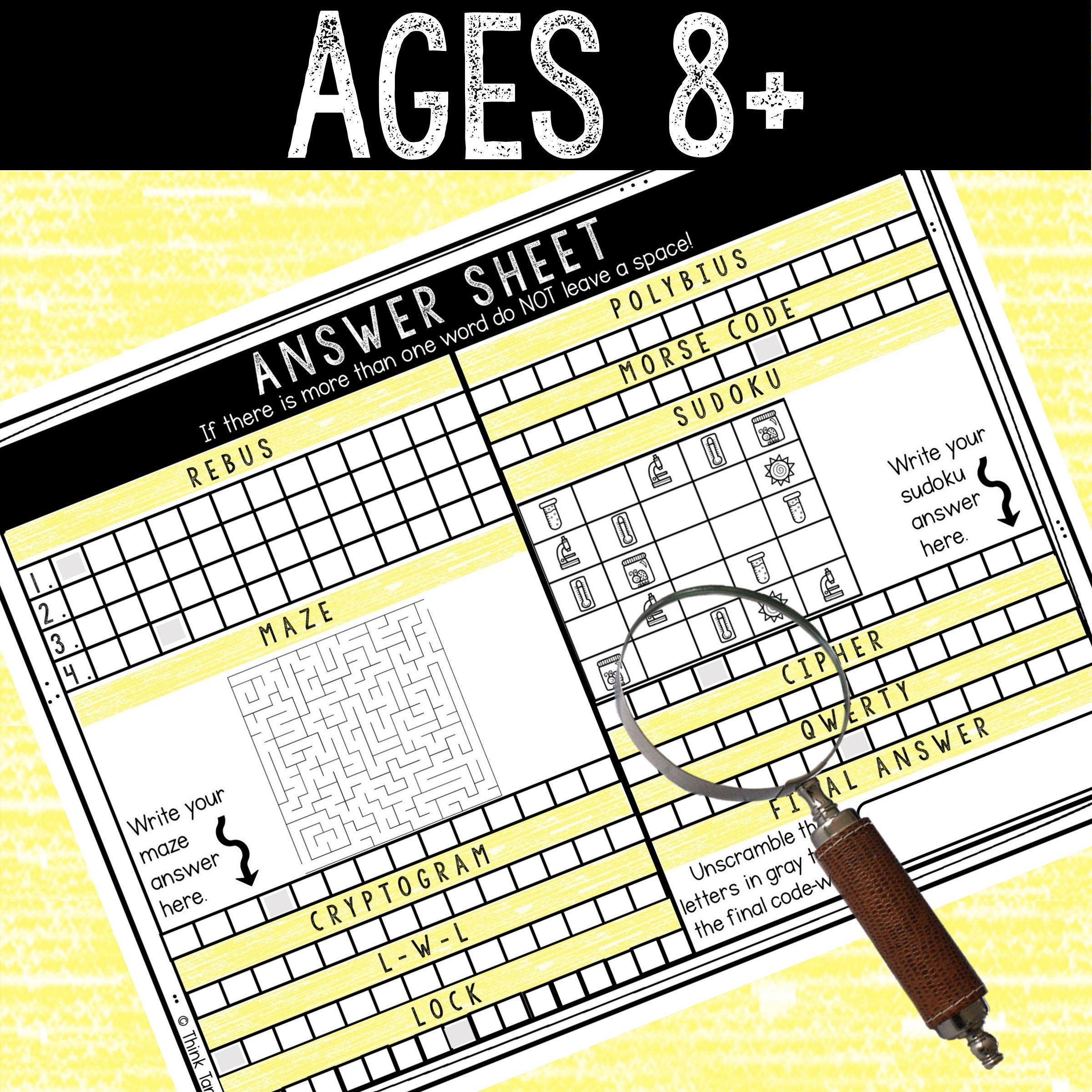 Escape Room for Kids DIY Printable Game Midnight Museum - Etsy
