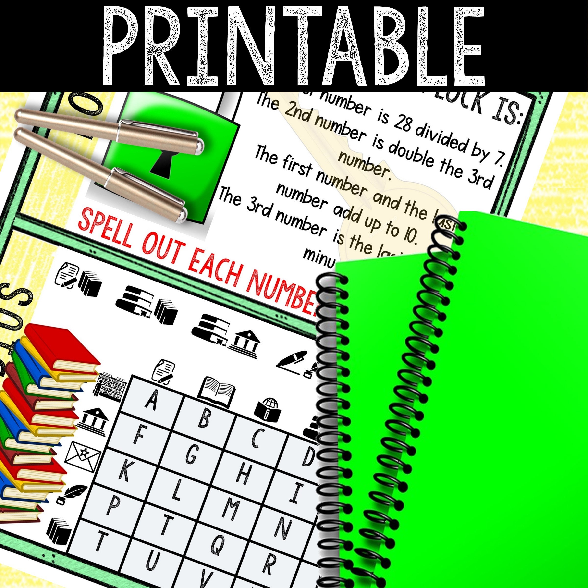 Escape Room for Kids Printable Party Game Written Quest - Etsy