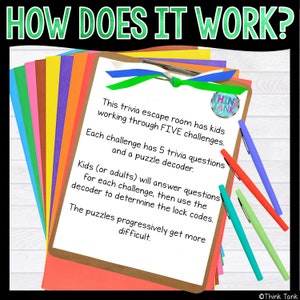 Earth Day Trivia Game - Escape Room for Kids - Printable Party Game ...