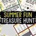 Summer Fun Treasure Hunt for Kids - Printable Puzzle Game - Indoor ...