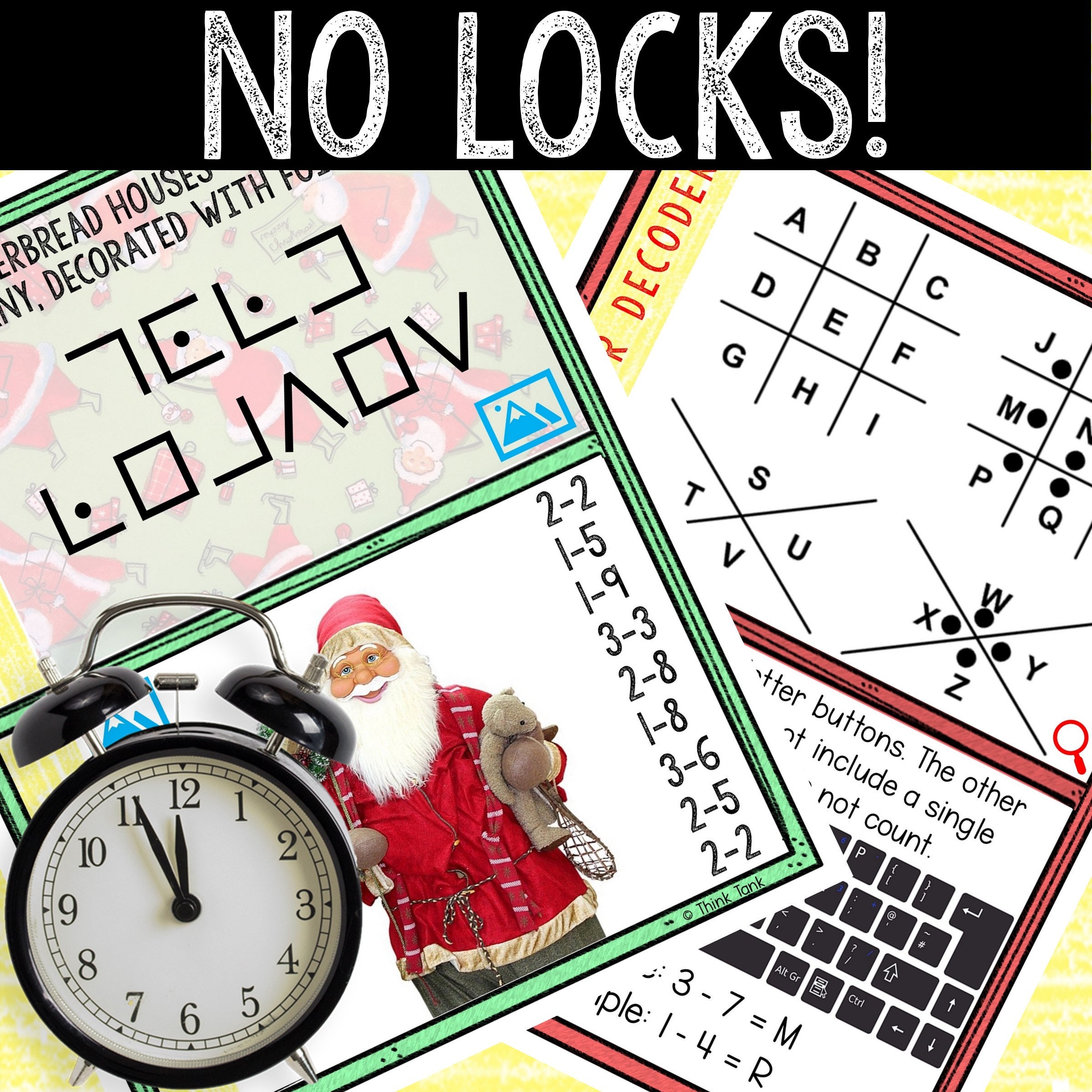 Christmas Escape Room for Kids Printable Party Game - Etsy