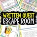 Escape Room for Kids Printable Party Game Written Quest Escape Room Kit ...