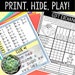 Christmas Logic Puzzle Scavenger Hunt Game for Kids, Holiday Party Game ...