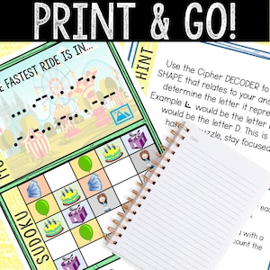 Escape Room for Kids - Printable Party Game – Girls 10th Birthday ...
