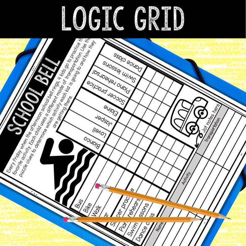 Logic Puzzle Scavenger Hunt Game for Kids Party Game - Etsy