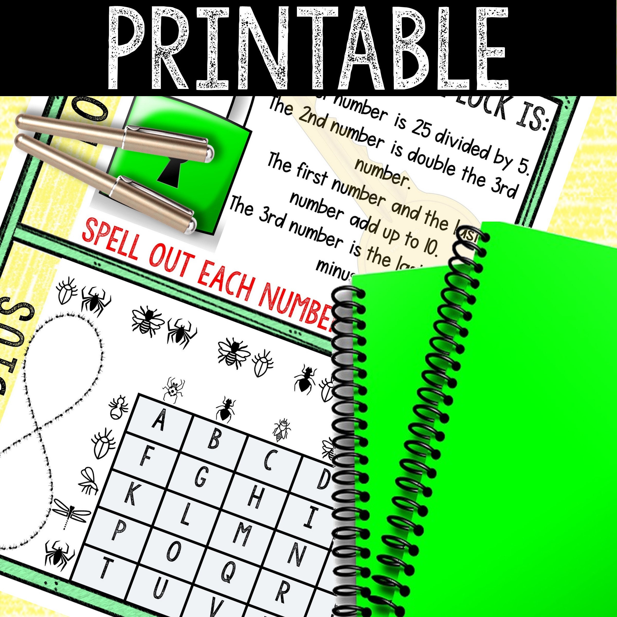 Escape Room for Kids - DIY Printable Game – Grant the Ant Escape Room ...