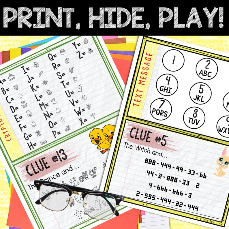 Murder Mystery Game for Kids Spy Party Easter Vandal - Etsy