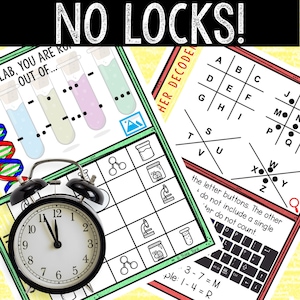 Escape Room for Kids - Printable Party Game – Virus Antidote Escape ...