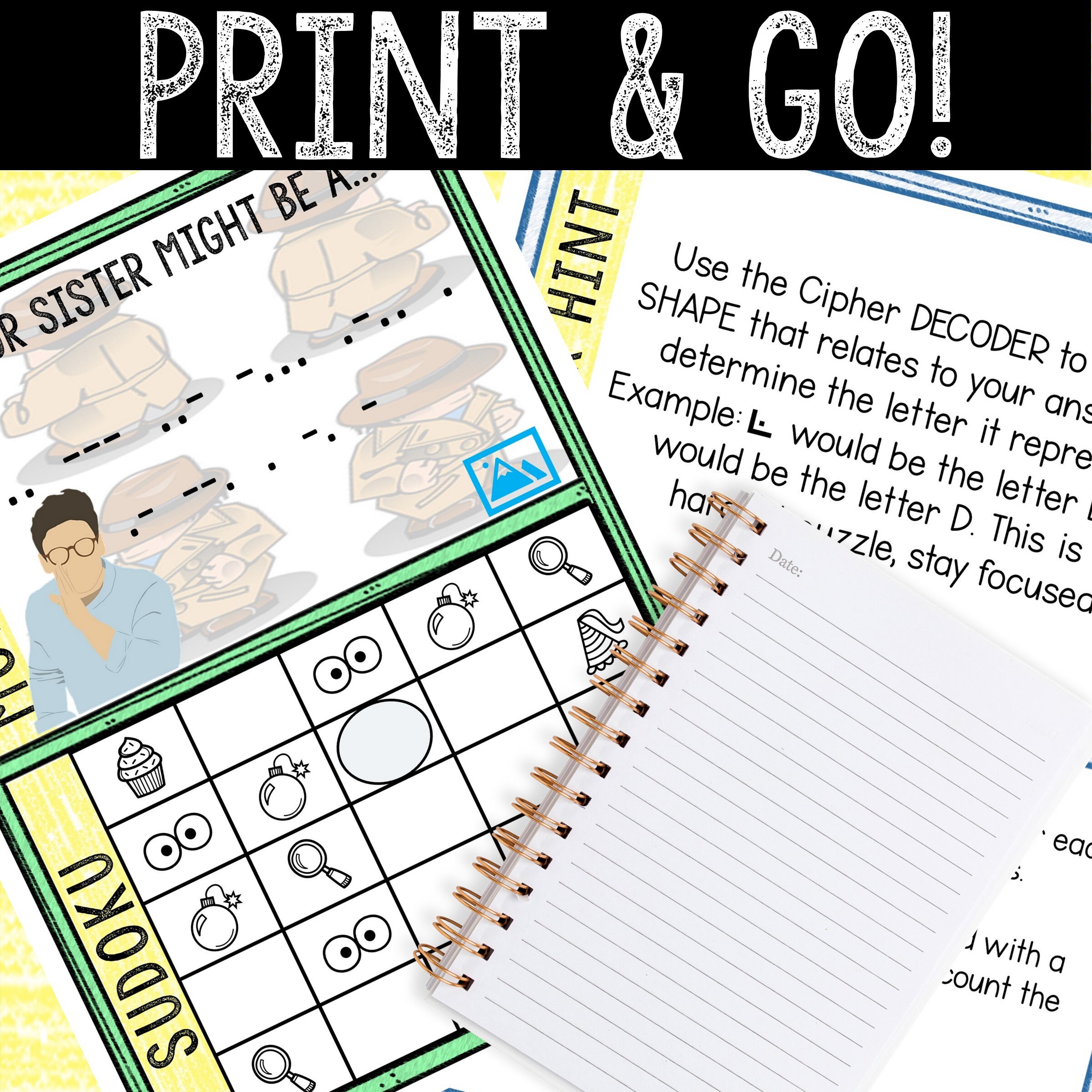Escape Room for Kids - DIY Printable Game – Birthday Blast Escape Room ...