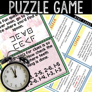 Princess Theme Treasure Hunt for Kids - Printable Puzzle Game - Indoor ...