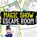 Escape Room for Kids Printable Party Game Magic Show Escape Room Kit ...